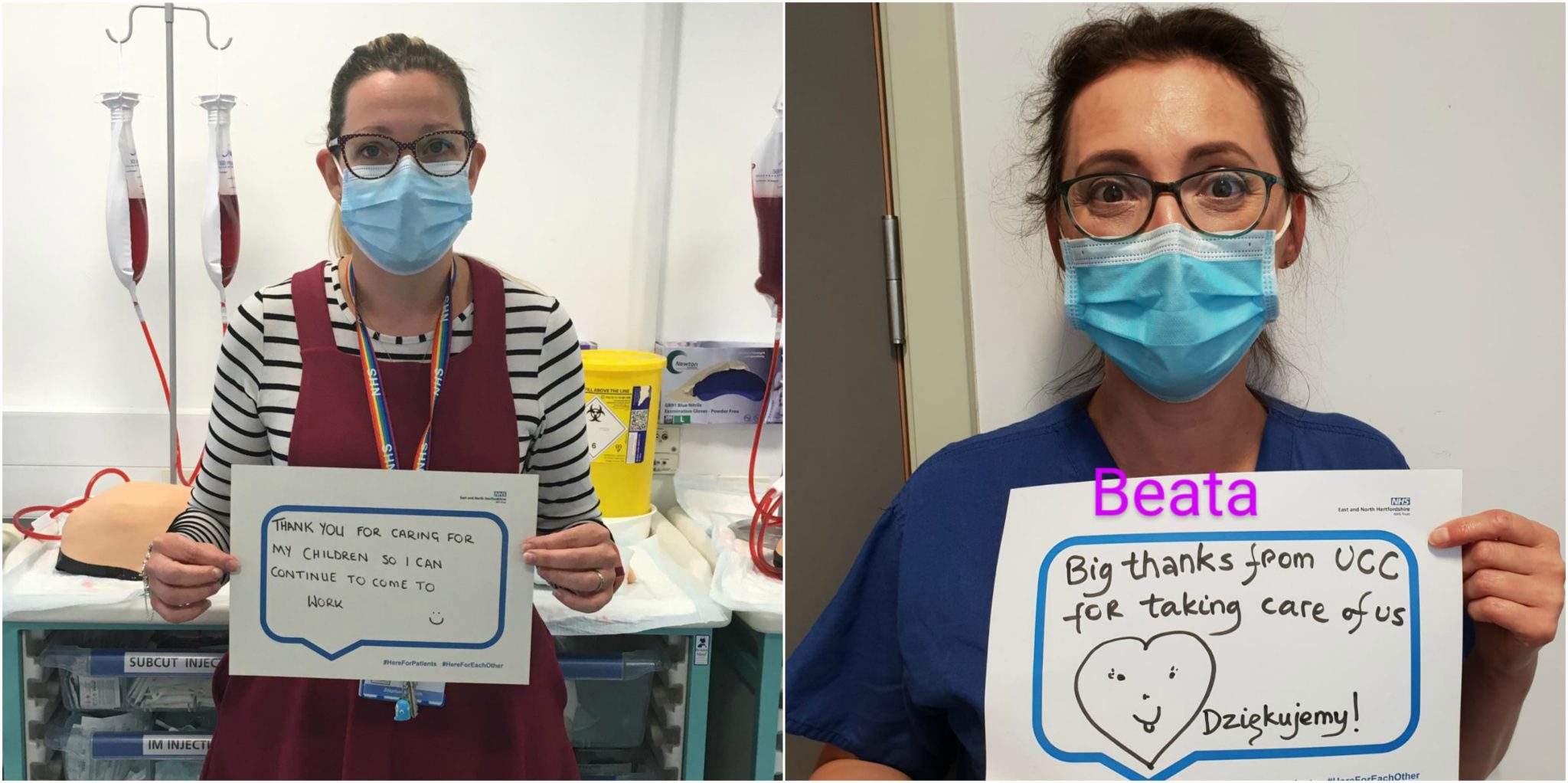 East and North Hertfordshire NHS Trust says thank you to the public as ...