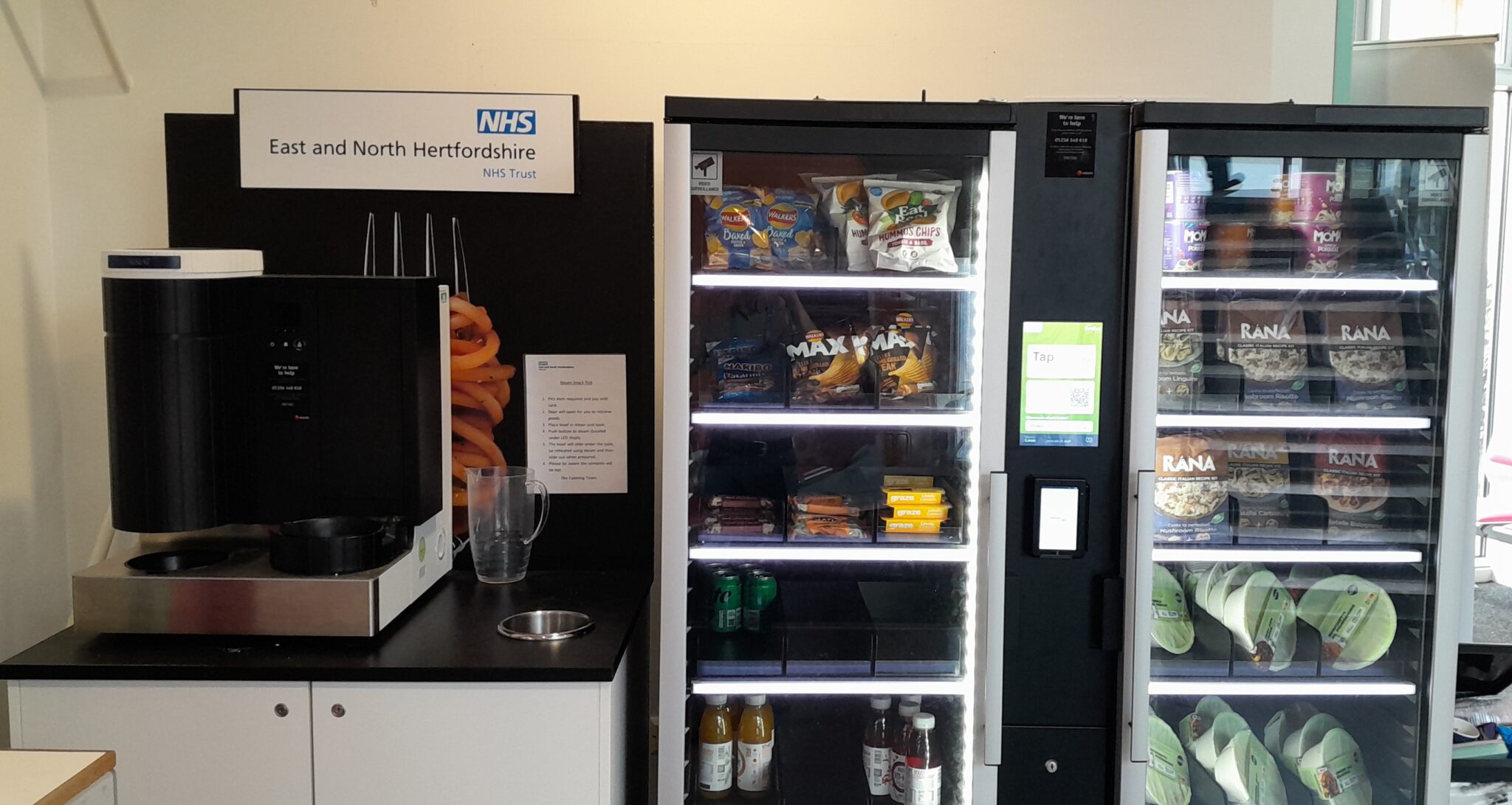 Food, drink and shops – East and North Hertfordshire NHS Trust